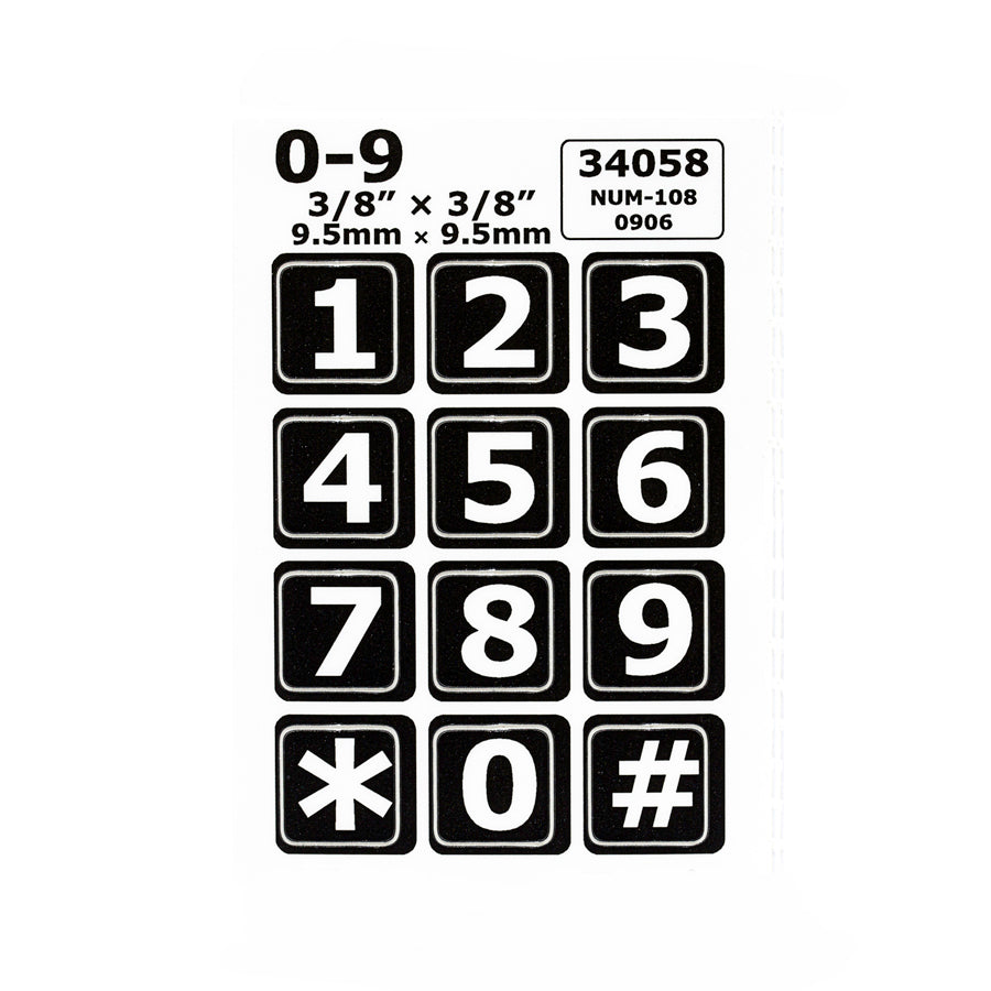 Large Print Telephone Keypad Labels – CNIB SMARTLIFE